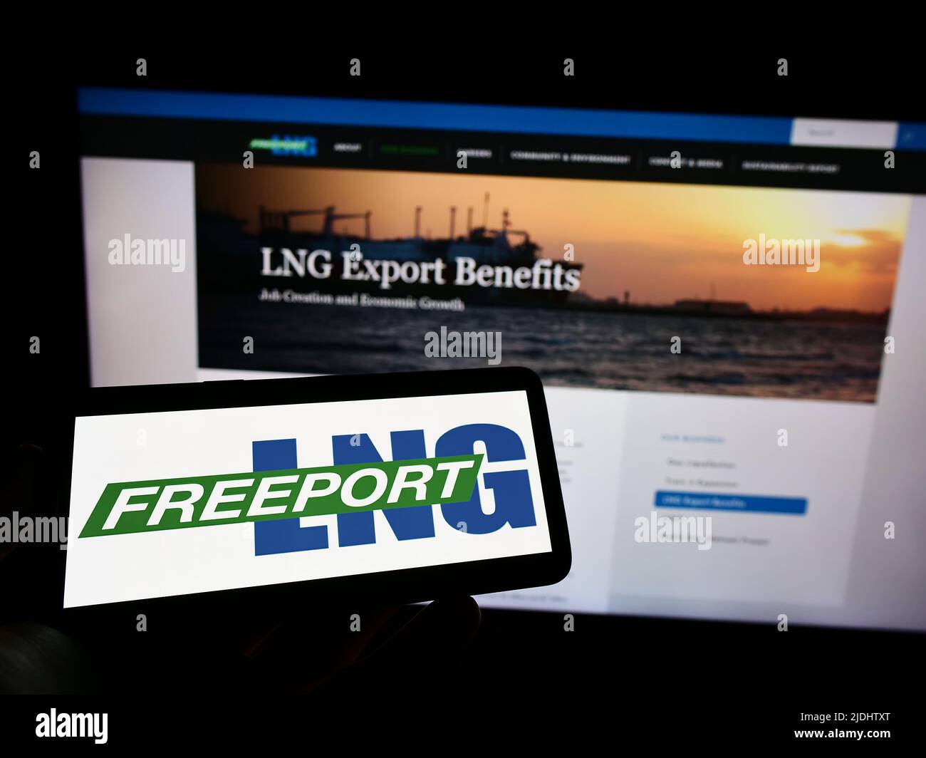 Freeport lng development hi-res stock photography and images - Alamy