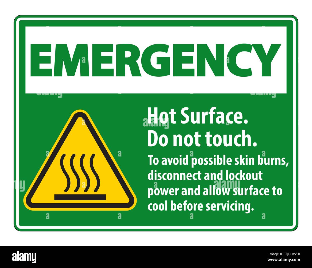 Hot Surface, Do Not Touch, To Avoid Possible Skin Burns, Disconnect And ...