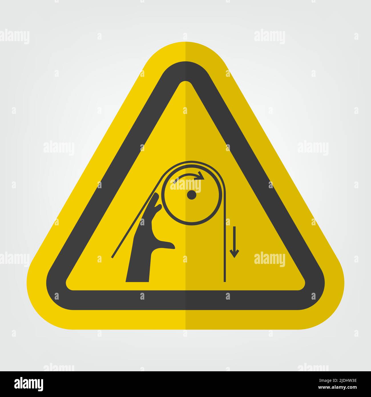 Hand Entanglement Rollers Symbol Sign Isolate On White Background ...