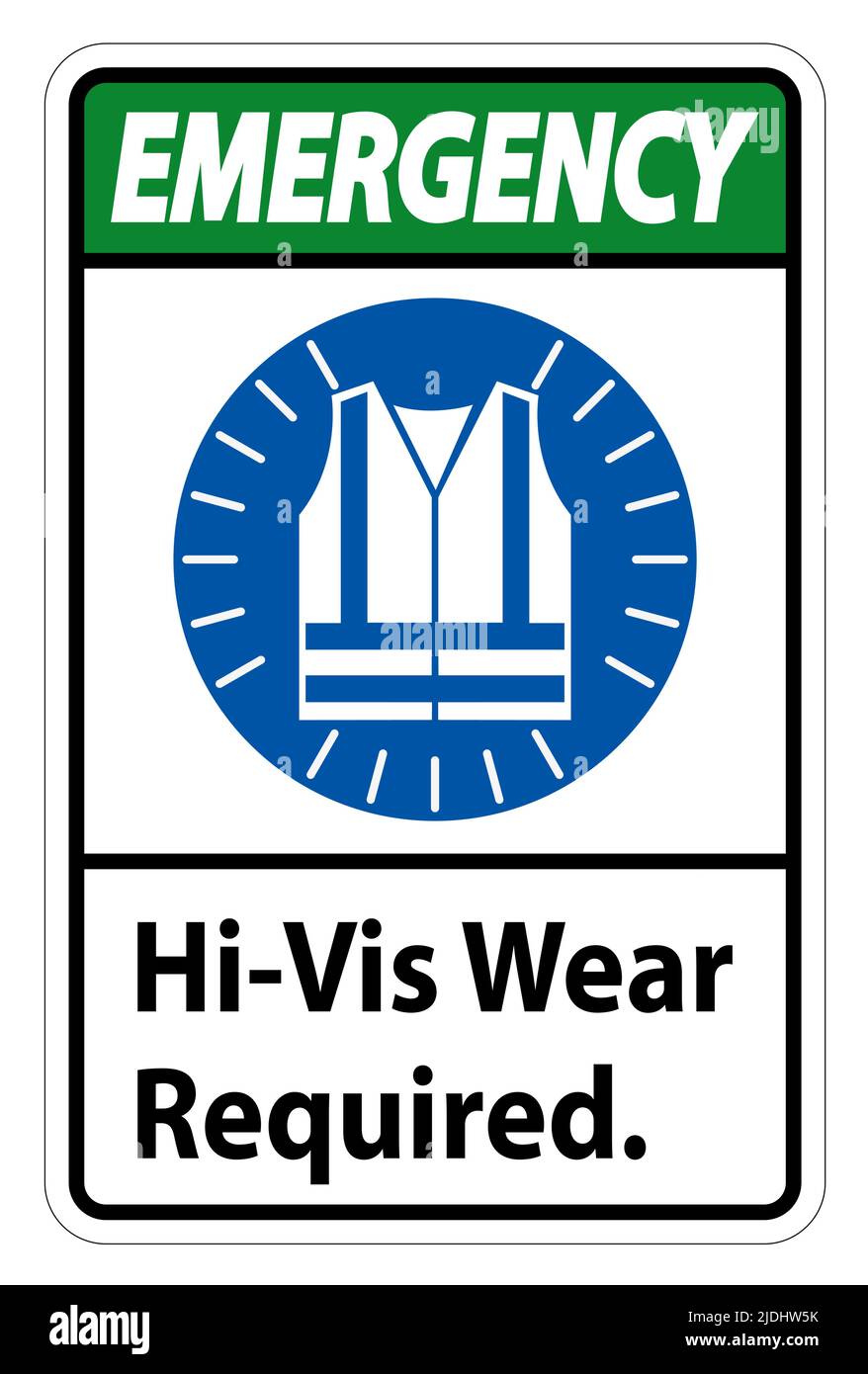 Safety hi vis icon Stock Vector Images - Alamy