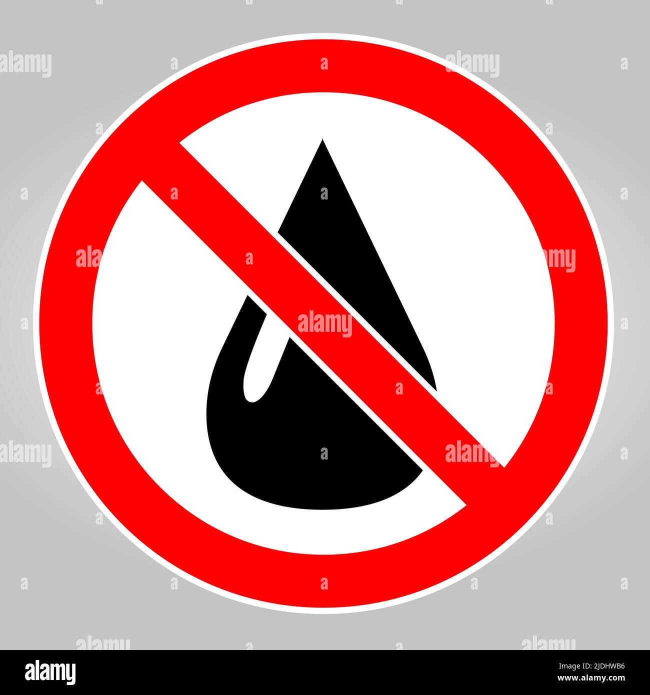 Do Not Let Water And Humidity Touch The Filter Symbol Stock Vector ...