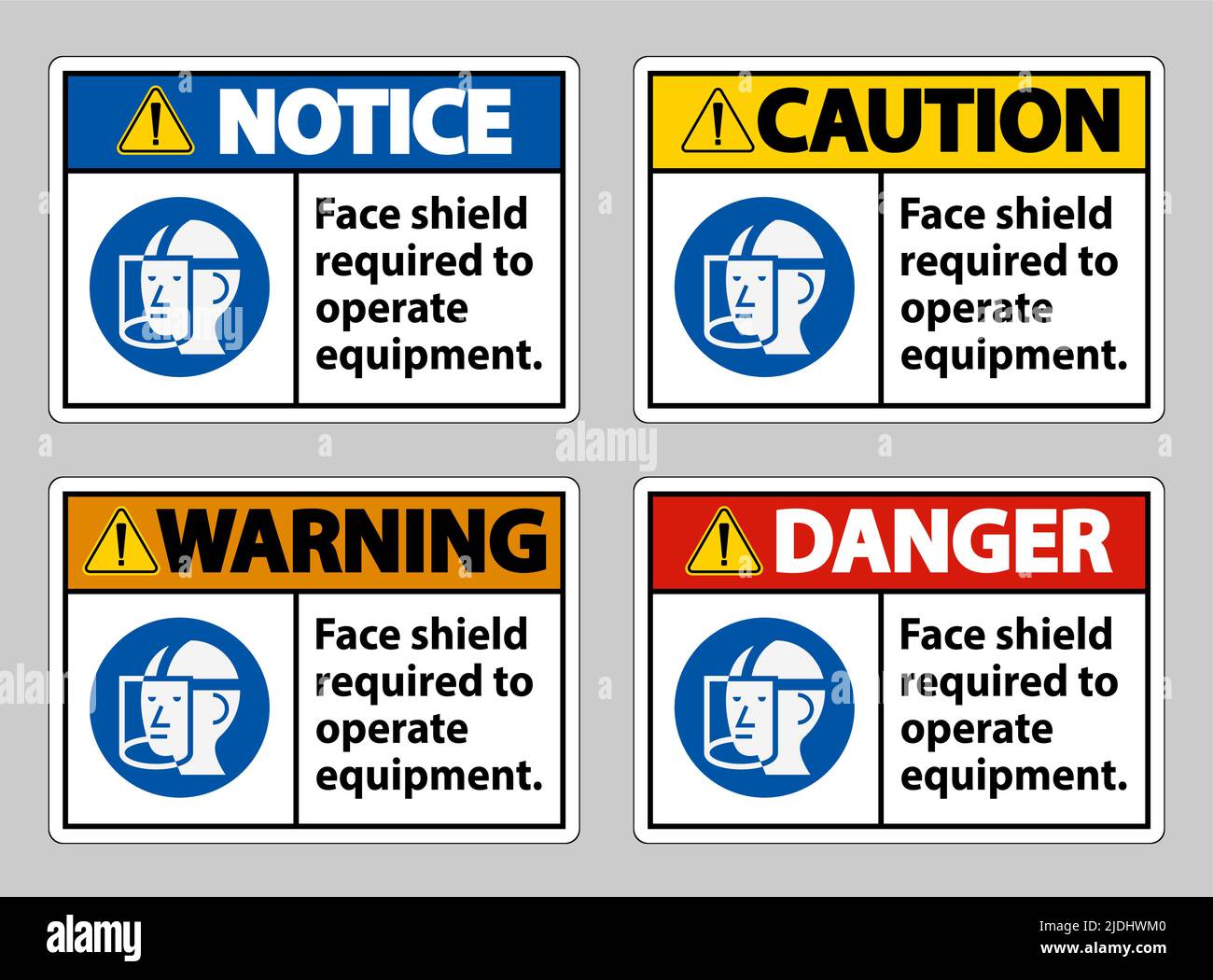 Wearing face shield Stock Vector Images - Alamy