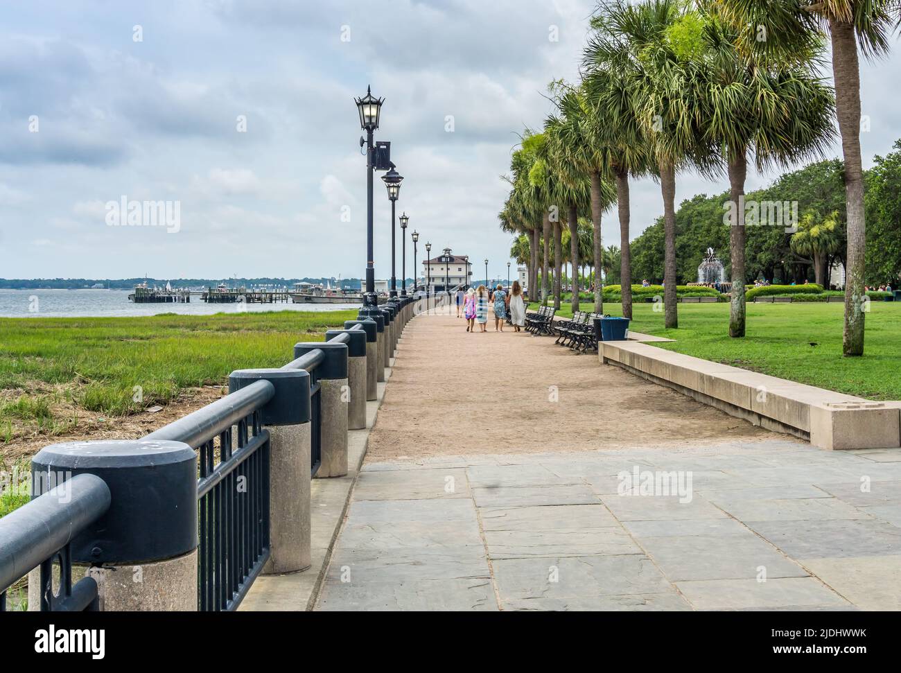 A waterfront scene in Charleston, South Carolina Stock Photo - Alamy