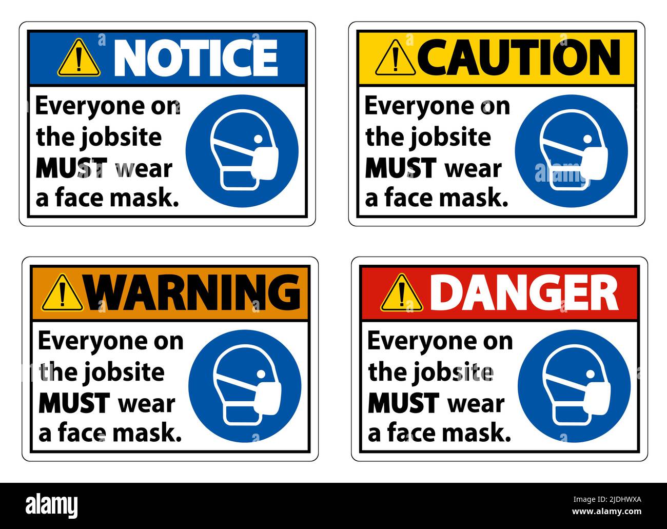 Worker wearing a face mask Cut Out Stock Images & Pictures - Alamy