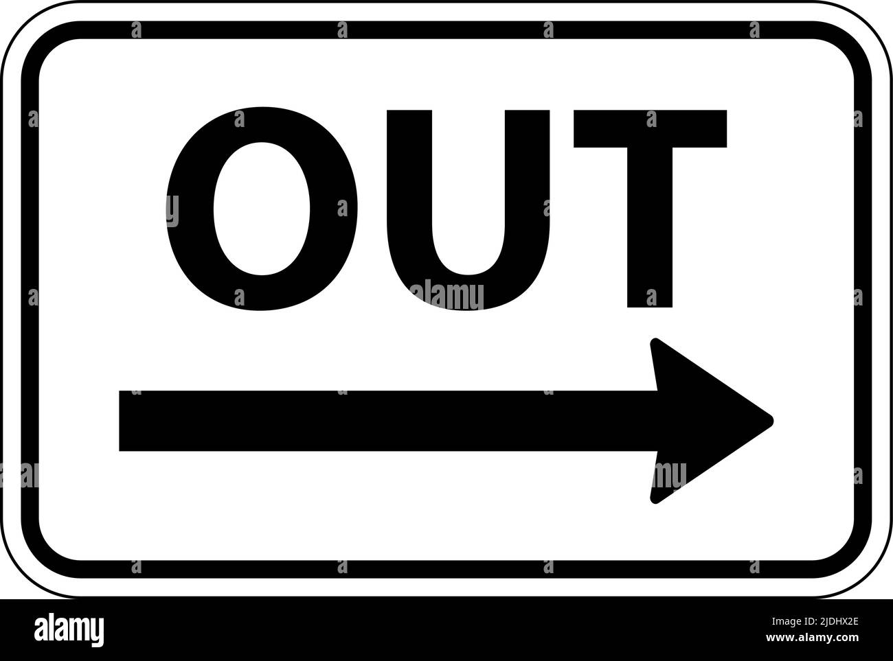 Direction sign board metal pole Black and White Stock Photos & Images ...