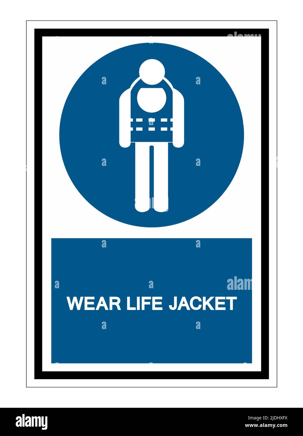 Symbol Wear Life Jacket Isolate On White Background,Vector Illustration ...