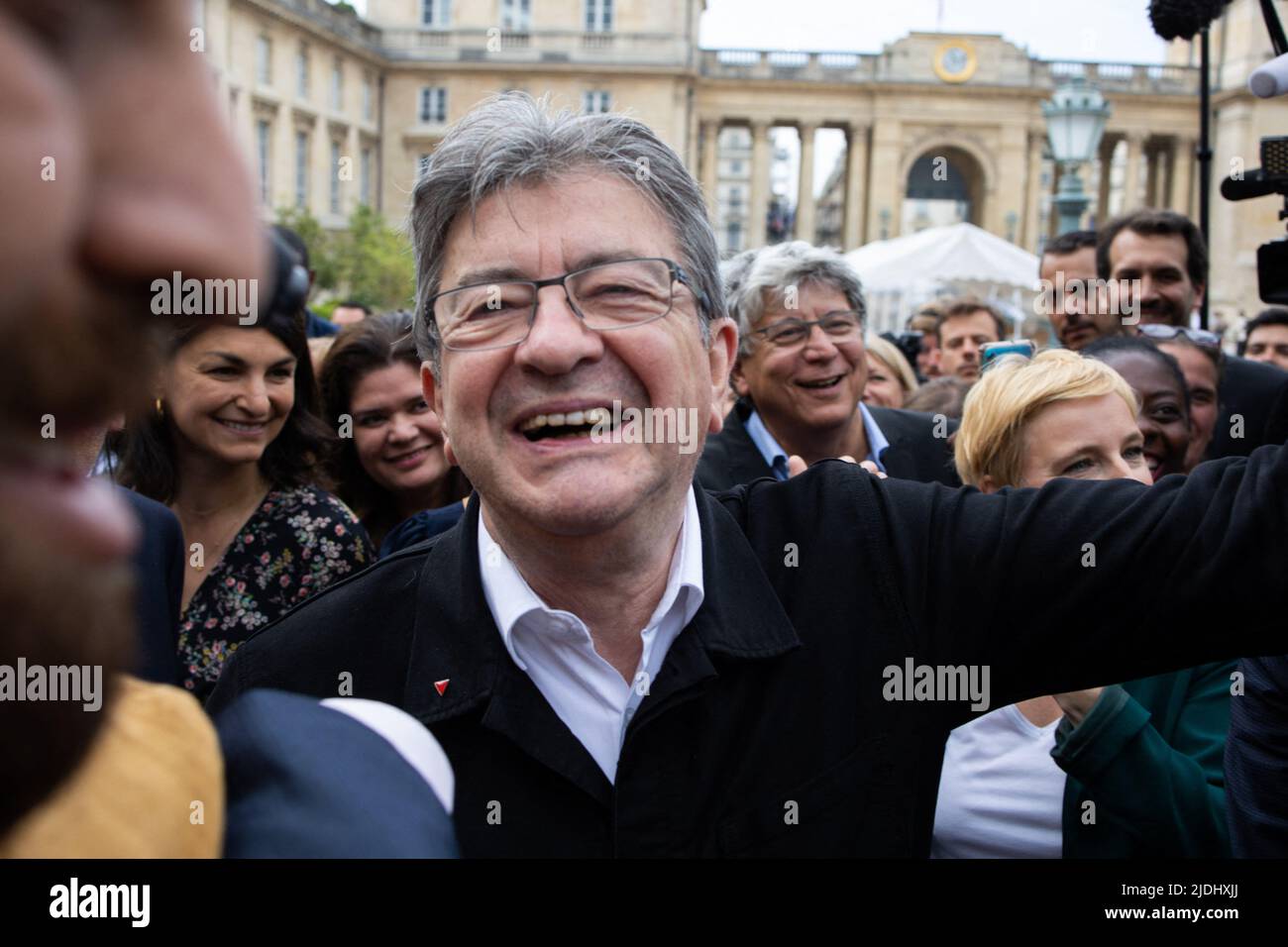 French leftist La France Insoumise (LFI) party leader, Member of ...