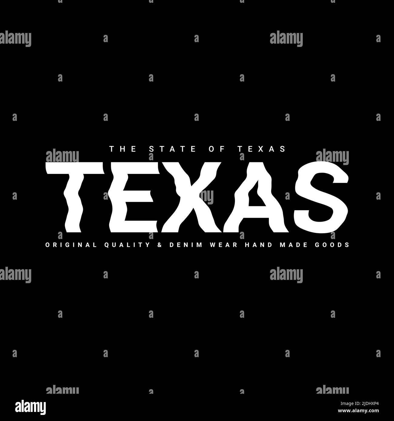 Texas writing illustration, suitable for designing t-shirts, jackets ...