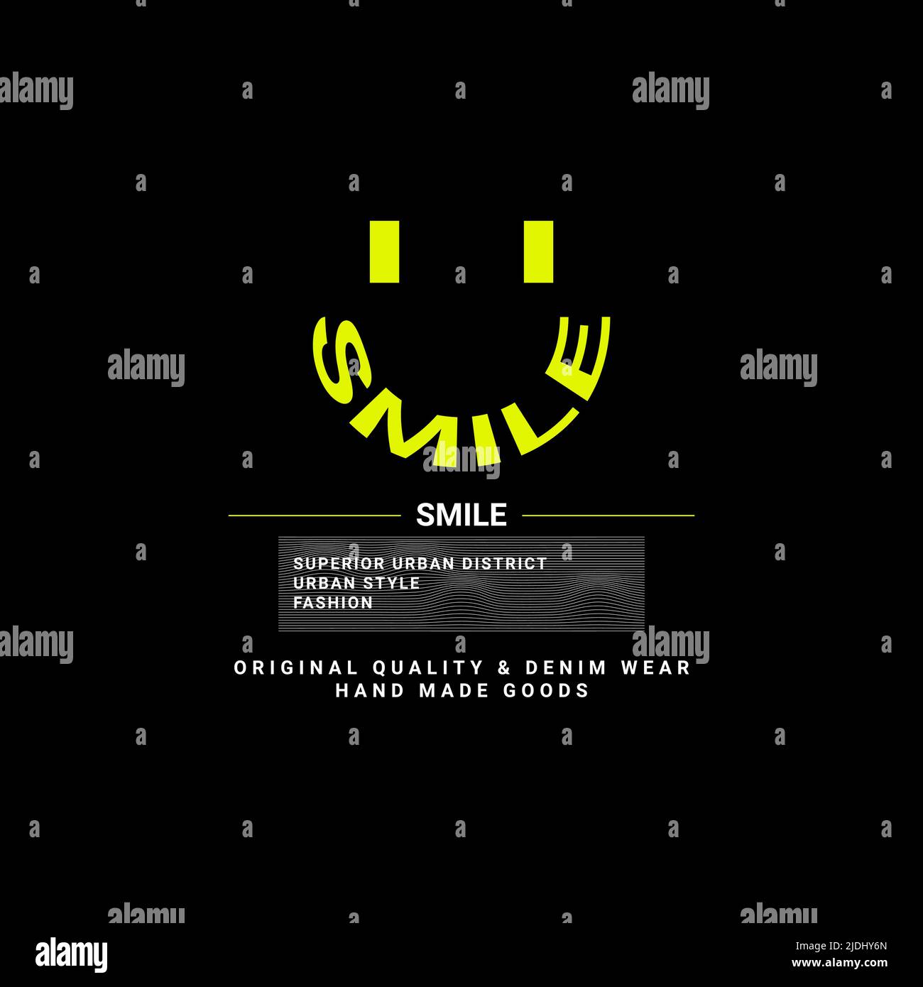 Smile writing design, suitable for screen printing t-shirts, clothes ...