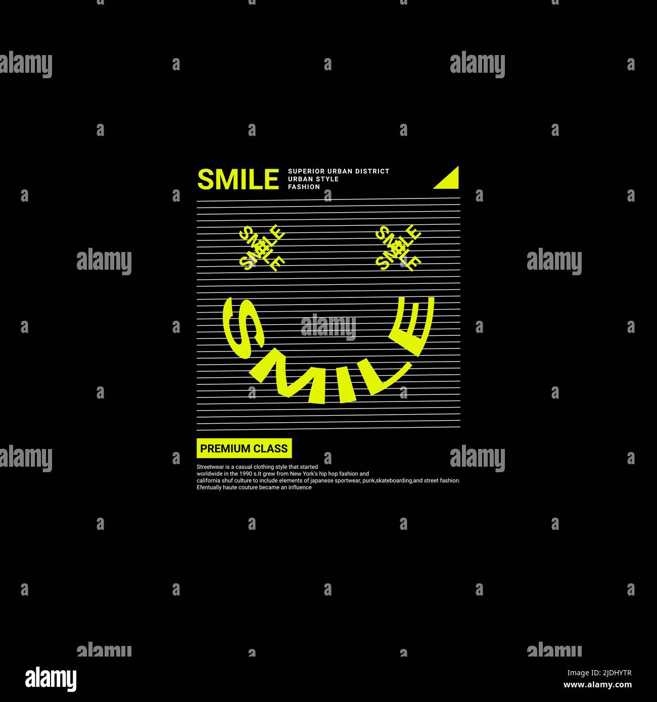 Smile writing design, suitable for screen printing t-shirts, clothes ...