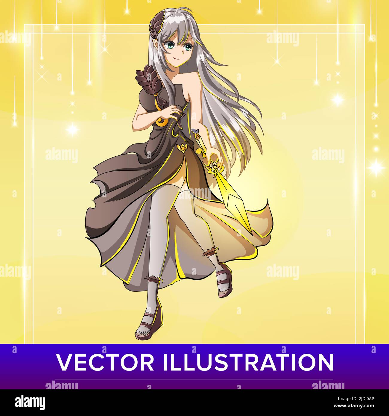 Beautiful princess Stock Vector Images - Alamy