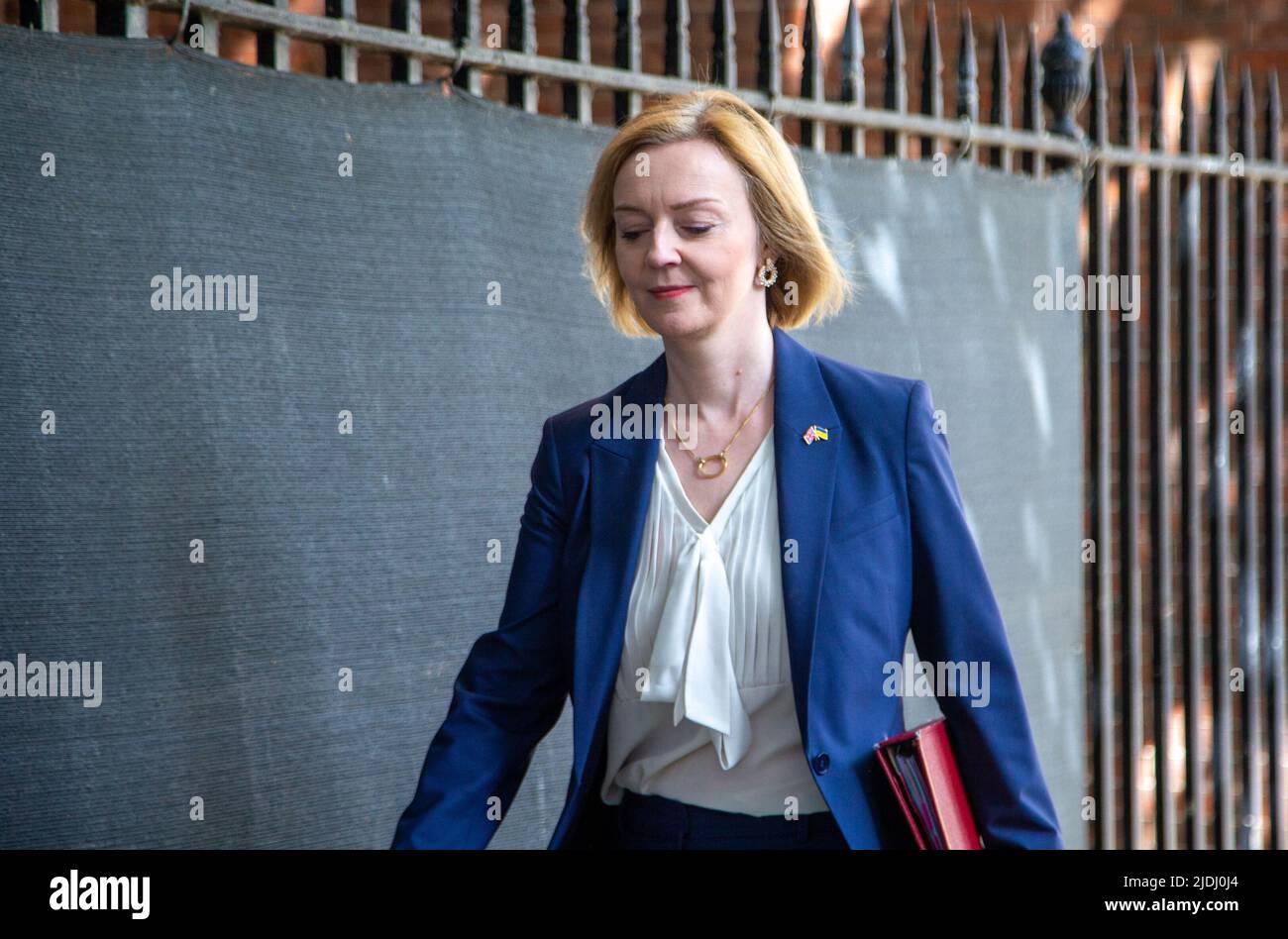 London, England, UK. 21st June, 2022. Foreign Secretary LIZ TRUSS is ...