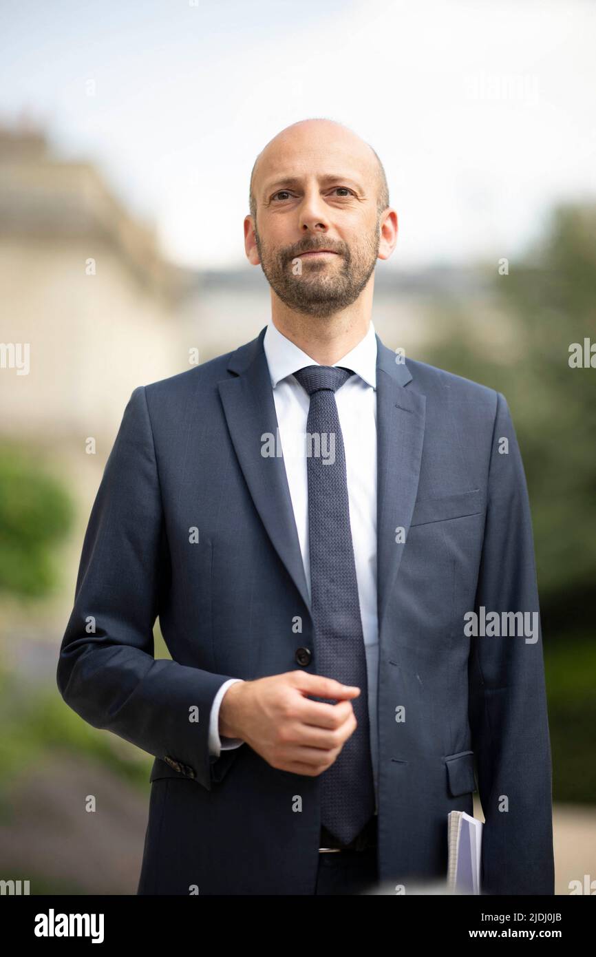 French Minister of Transformation and Public Services and Renaissance ...