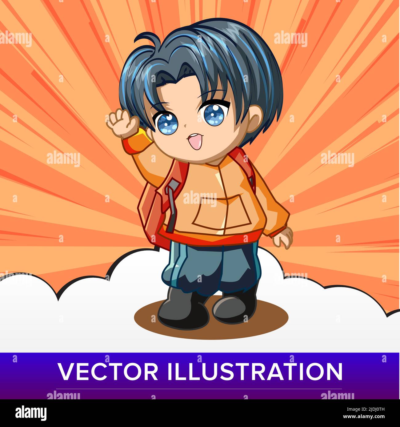 Handsome cartoon hi-res stock photography and images - Alamy