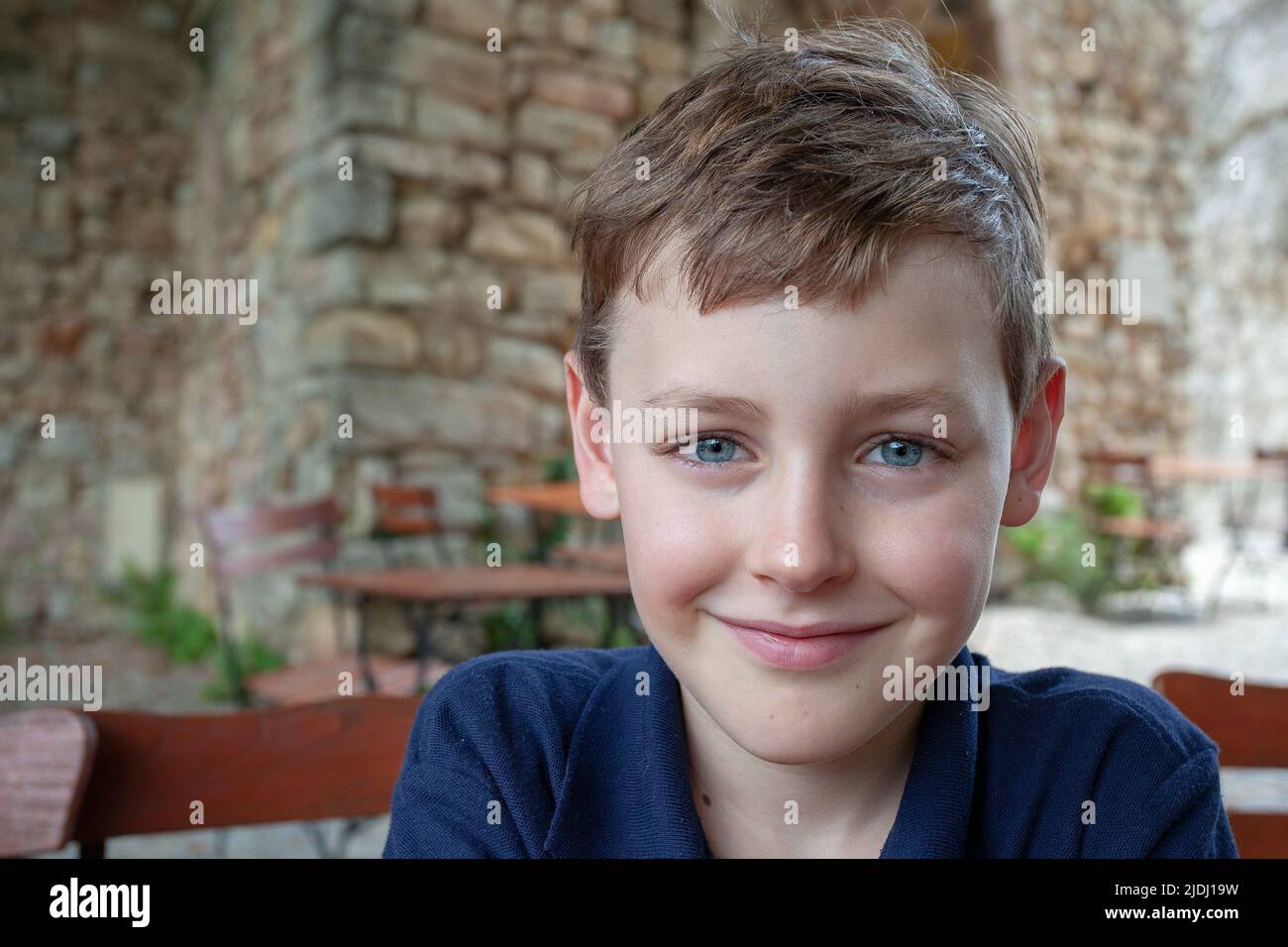 Candid shot young boy hi-res stock photography and images - Alamy