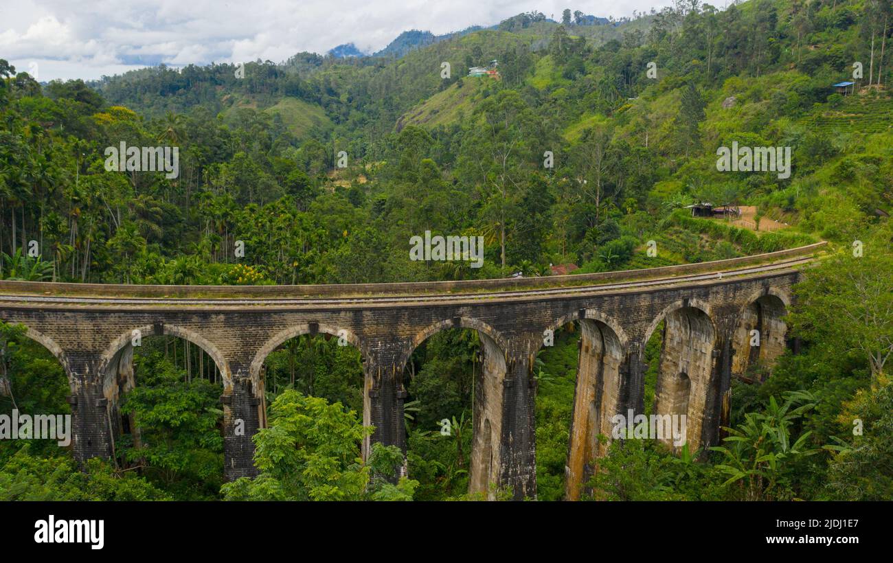 The Nine Arches Bridge Demodara is one of the iconic bridges in Sri ...
