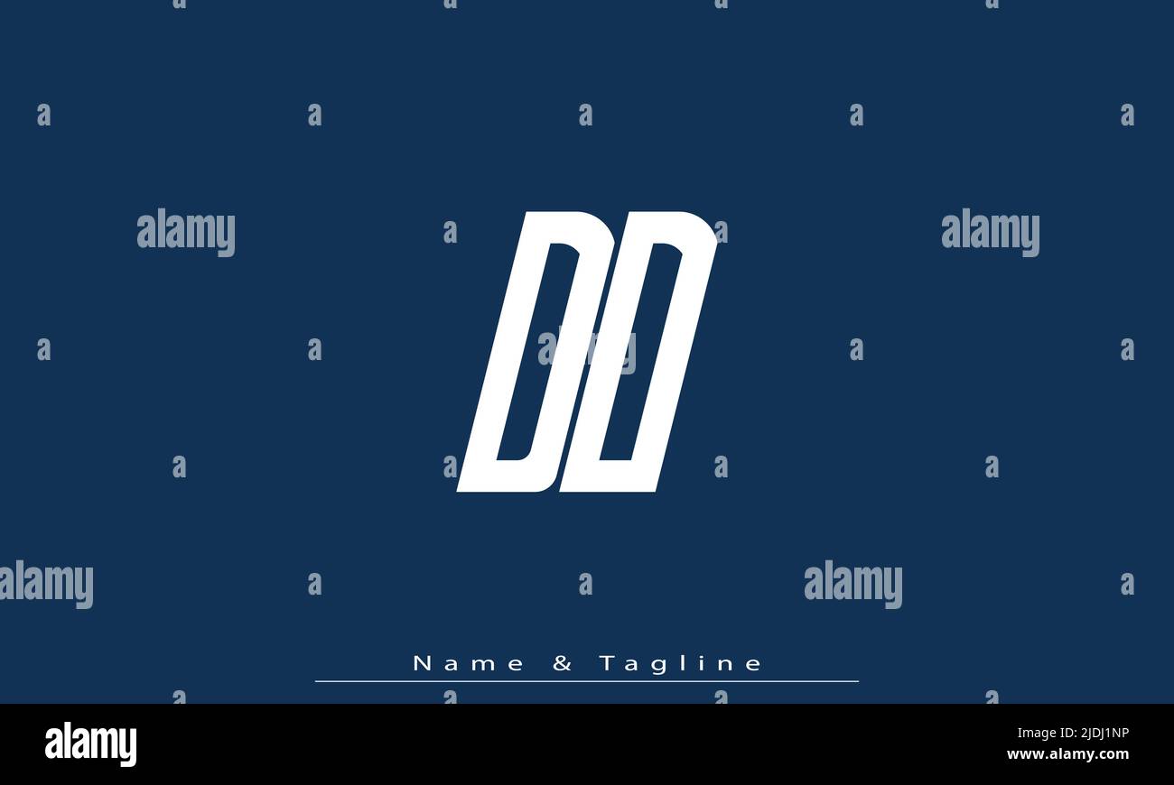 Alphabet letters Initials Monogram logo DD Stock Vector Image & Art - Alamy