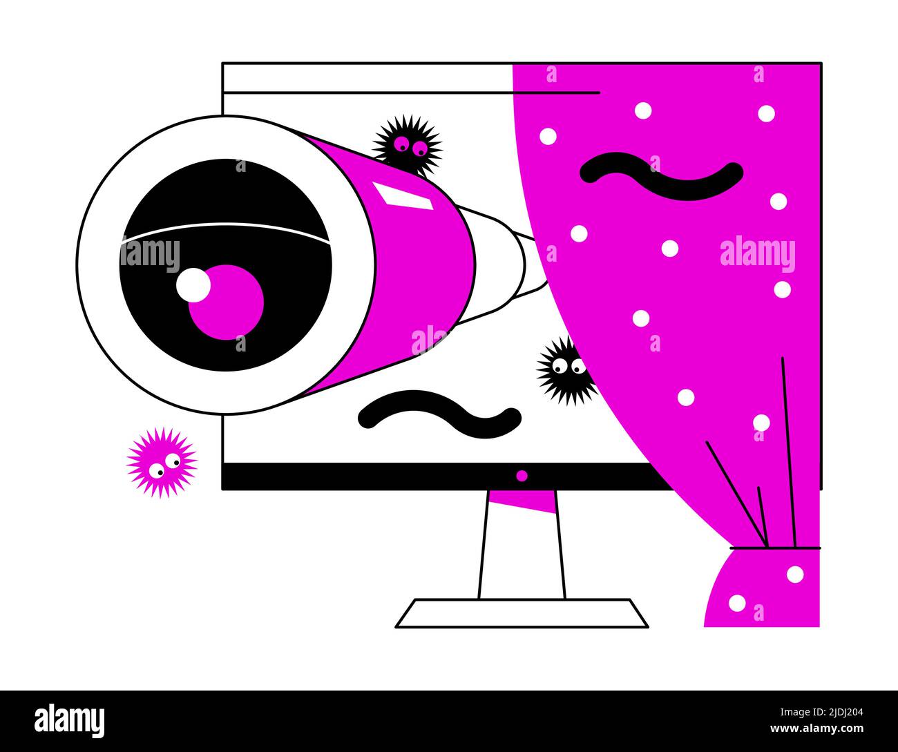 Malicious viruses Stock Vector Images - Alamy