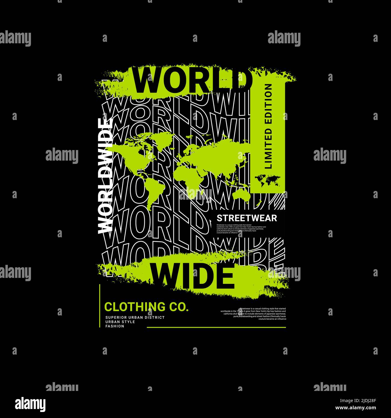 Worldwide writing design, suitable for screen printing t-shirts ...