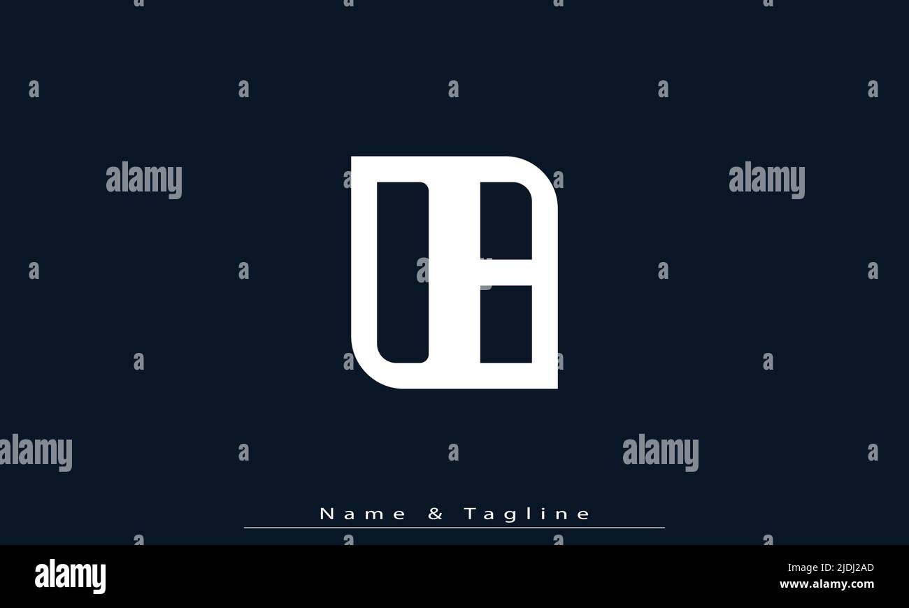 Alphabet letters Initials Monogram logo DB , BD Stock Vector Image ...