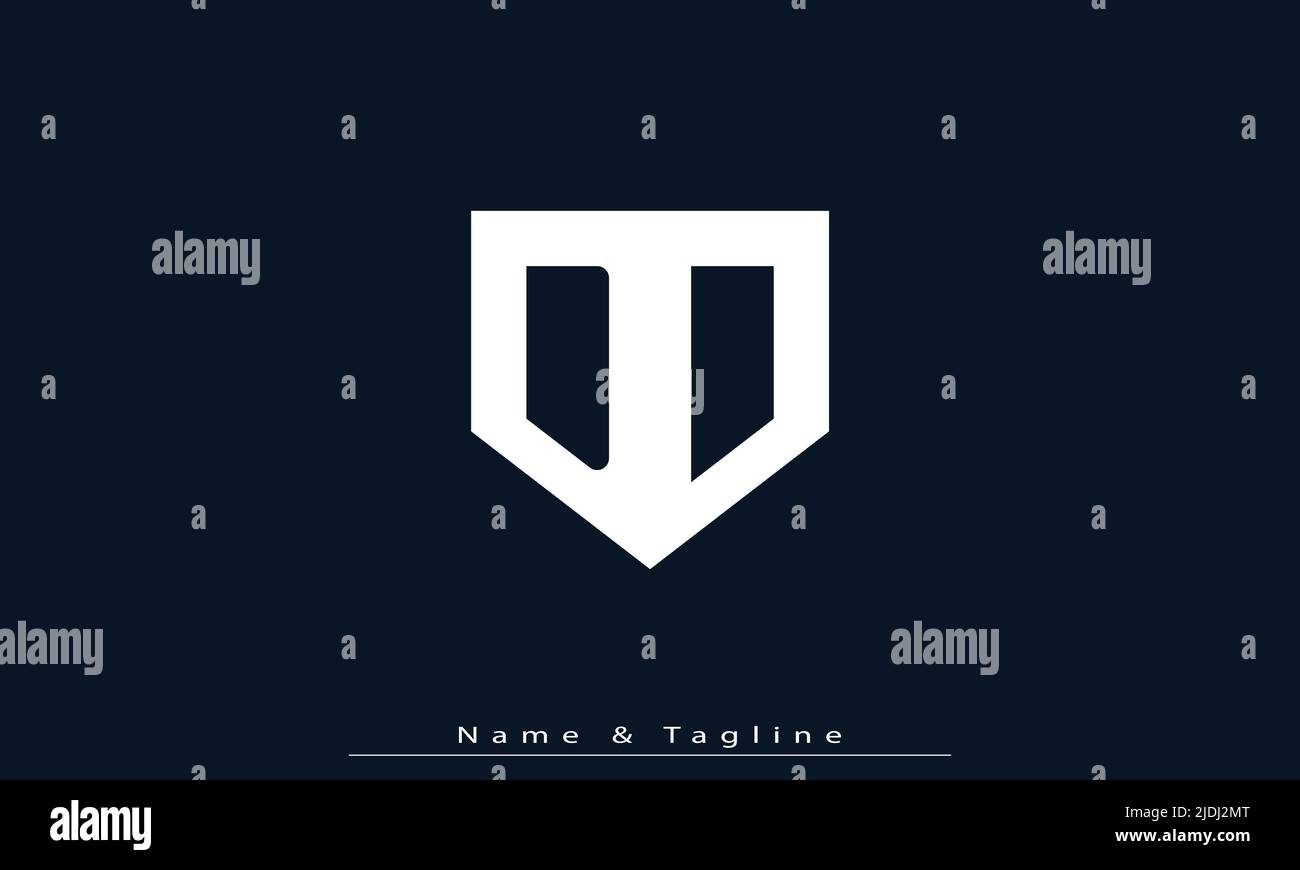 Alphabet letters Initials Monogram logo DD Stock Vector Image & Art - Alamy