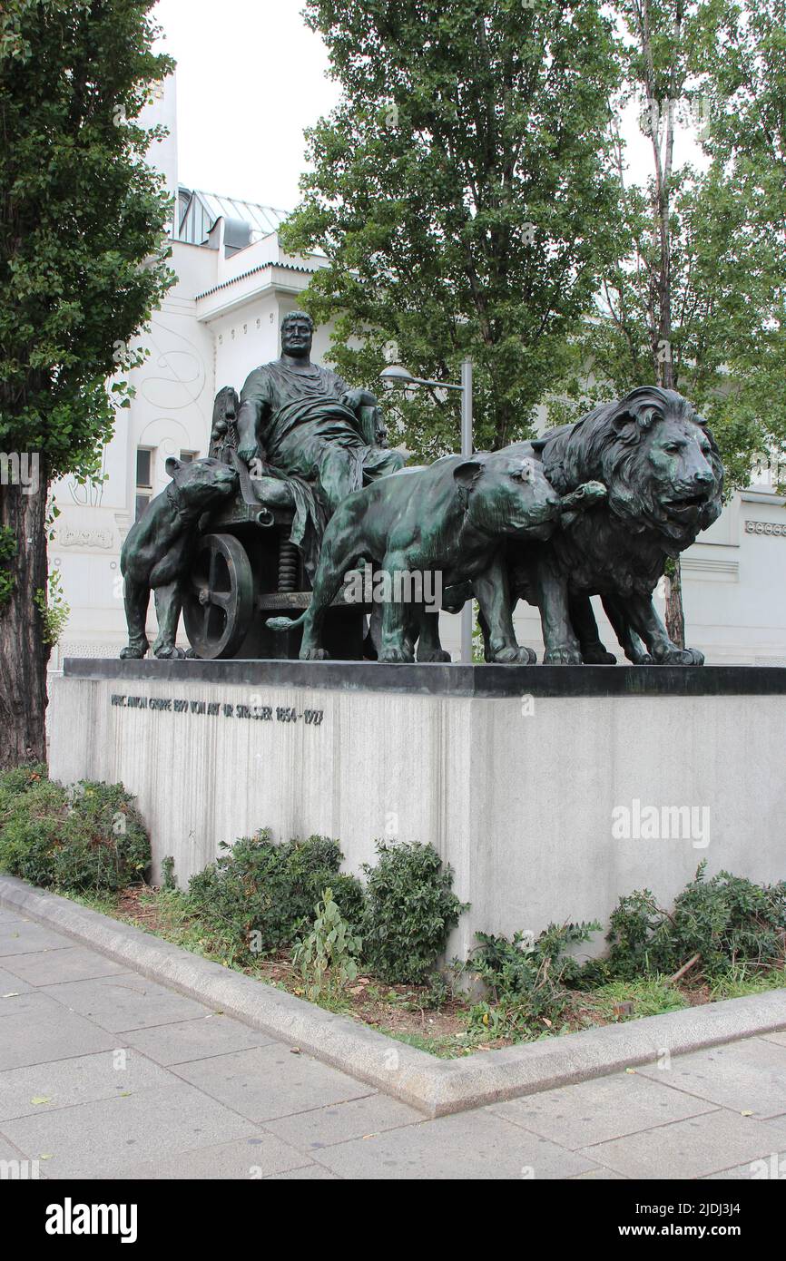 mark anthony monument in vienna in austria Stock Photo - Alamy