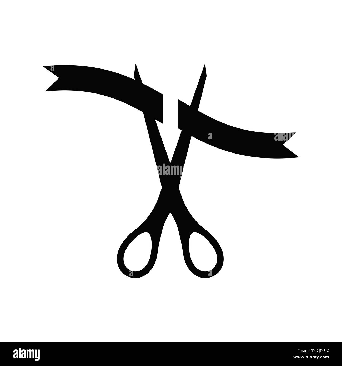 Symbol of grand opening Black and White Stock Photos & Images - Alamy