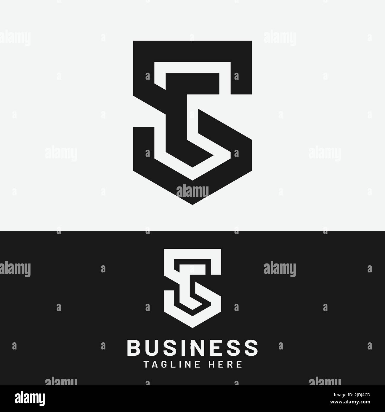 S c logo design hi-res stock photography and images - Alamy