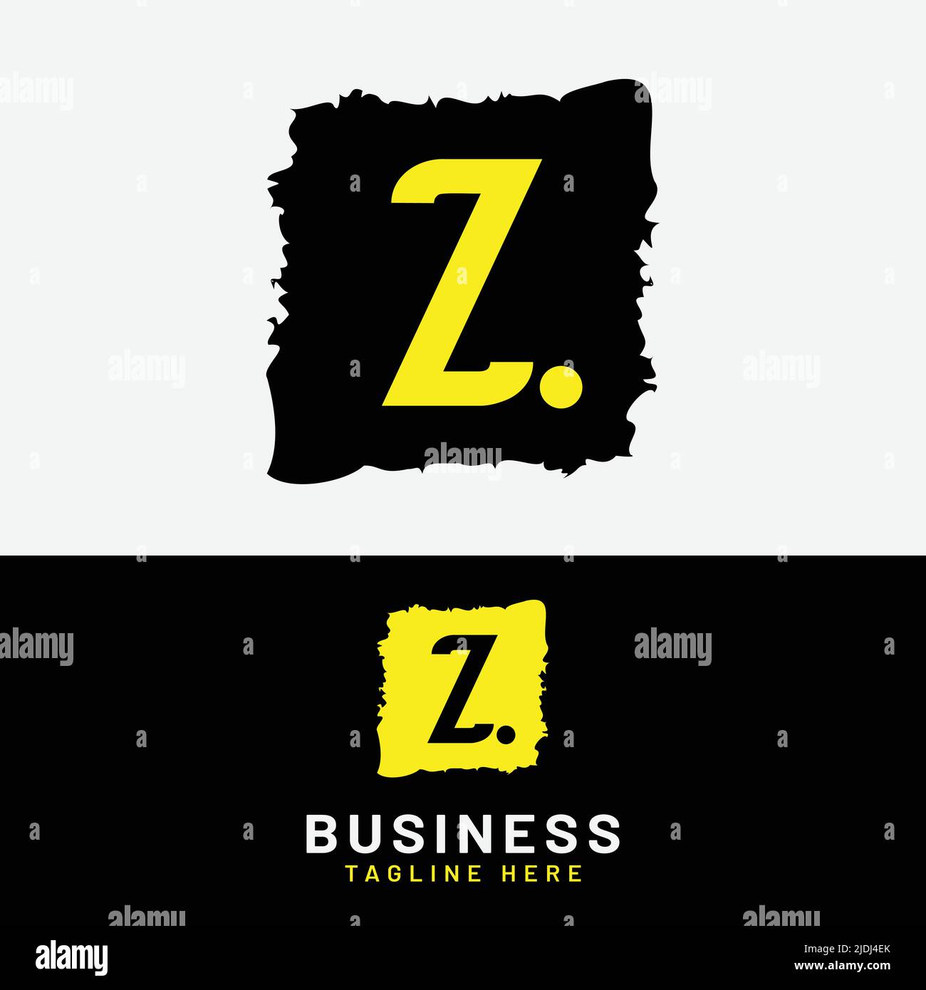 Z Letter Monogram Initial Logo Design Template. Suitable for General ...