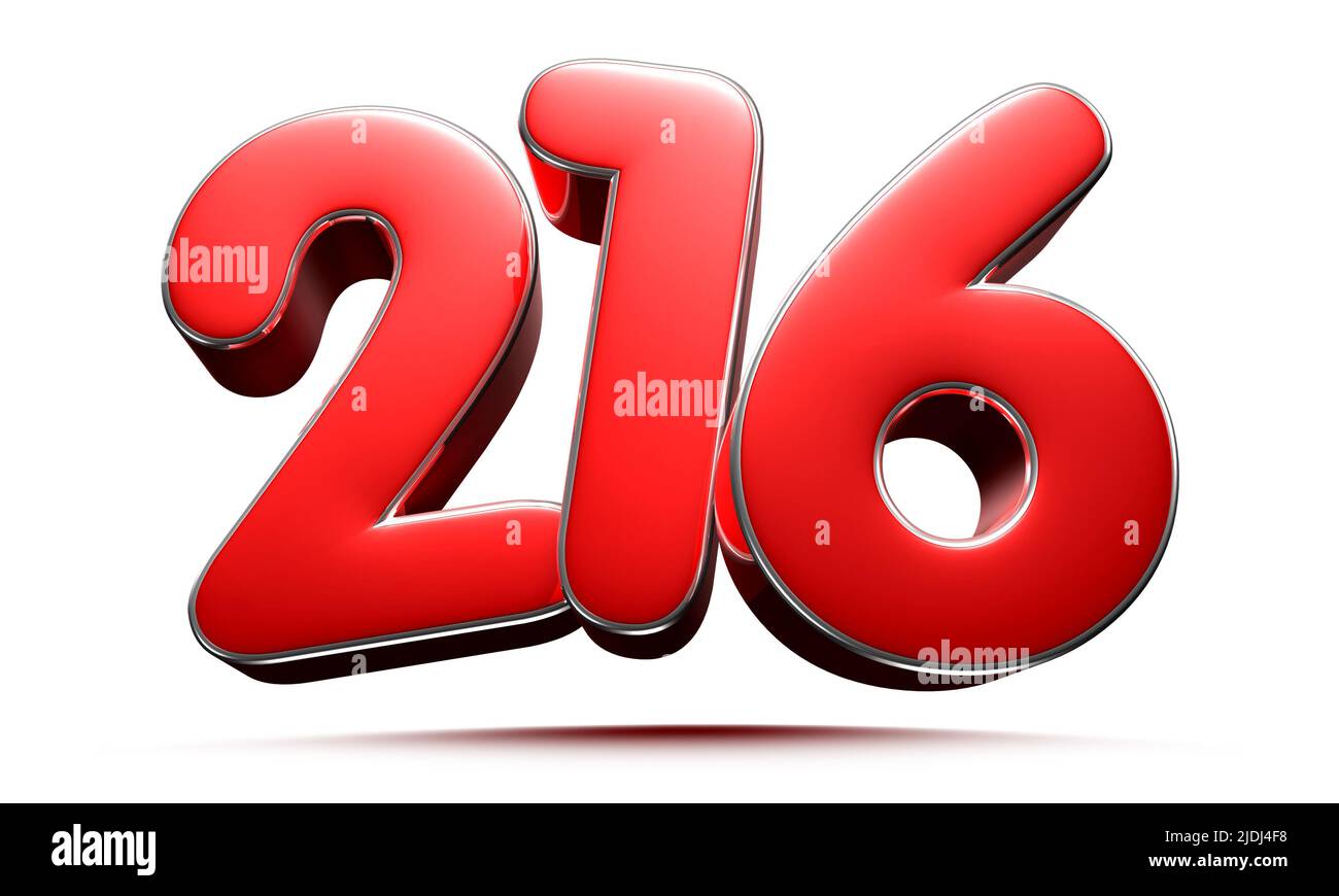 number-216-cut-out-stock-images-pictures-alamy