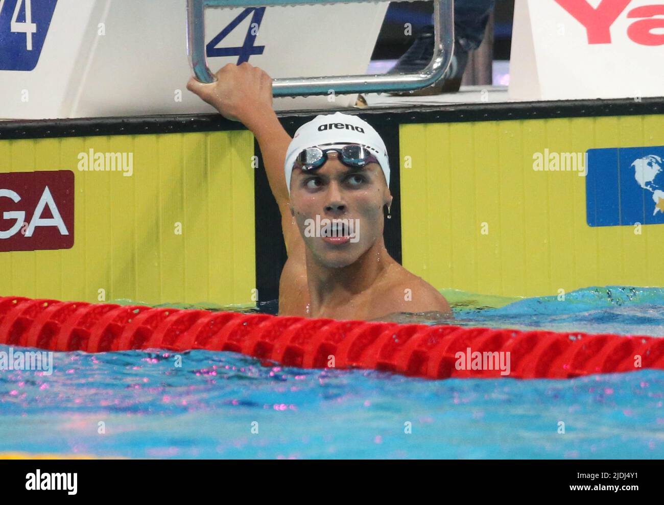 David Popovici of Roumanie Final 200 M Freestyle during the 19th FINA ...