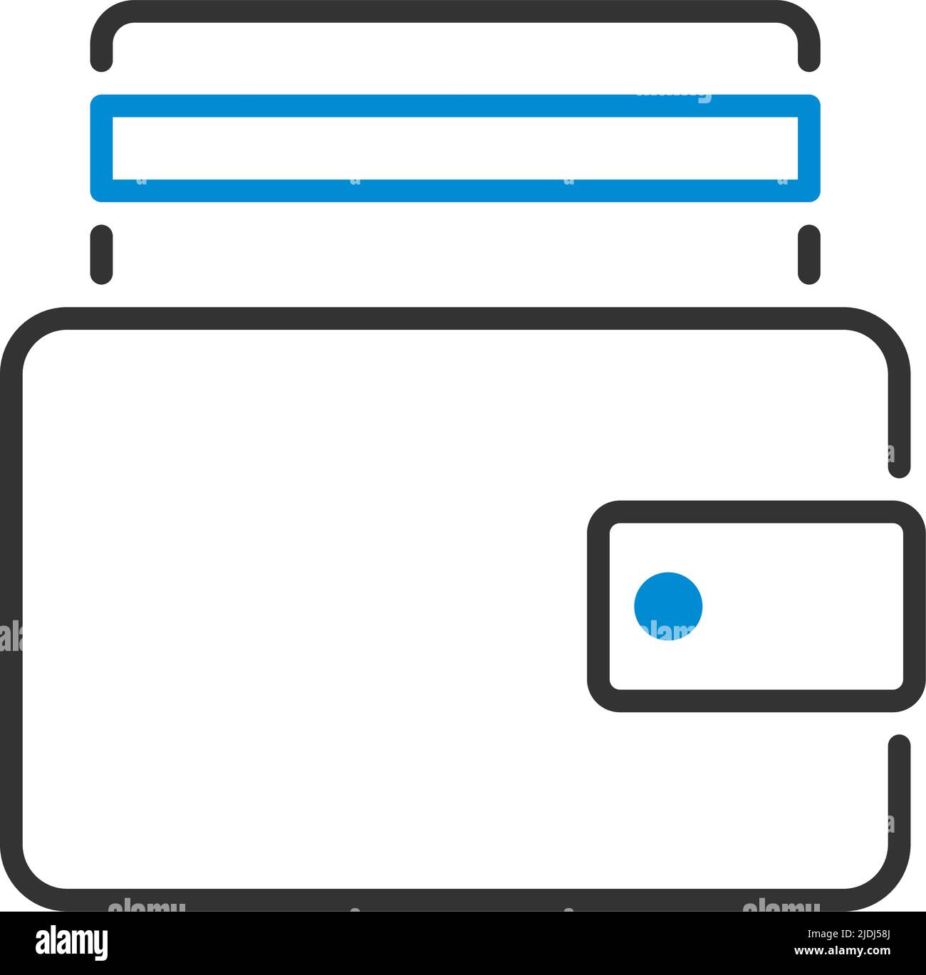 Credit Card Get Out From Purse Icon. Editable Bold Outline With Color ...