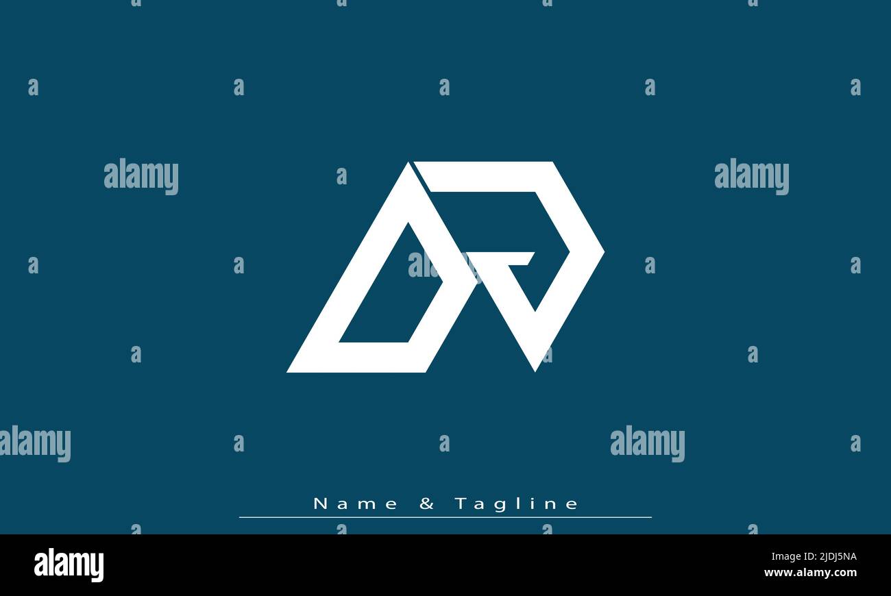 Alphabet letters Initials Monogram logo DJ , JD Stock Vector Image ...