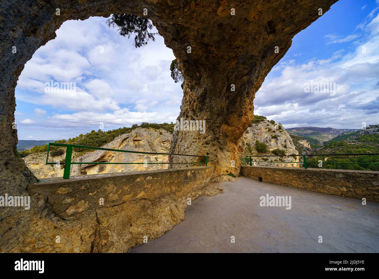 Rock windows through which you can see impressive views of the ...