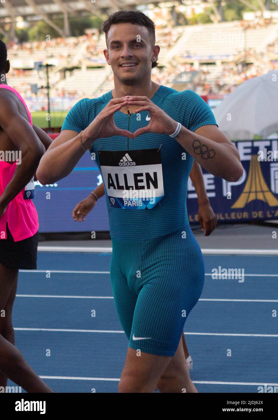 Devon Allen of USA 110 M Hurdles Men during the Wanda Diamond League ...