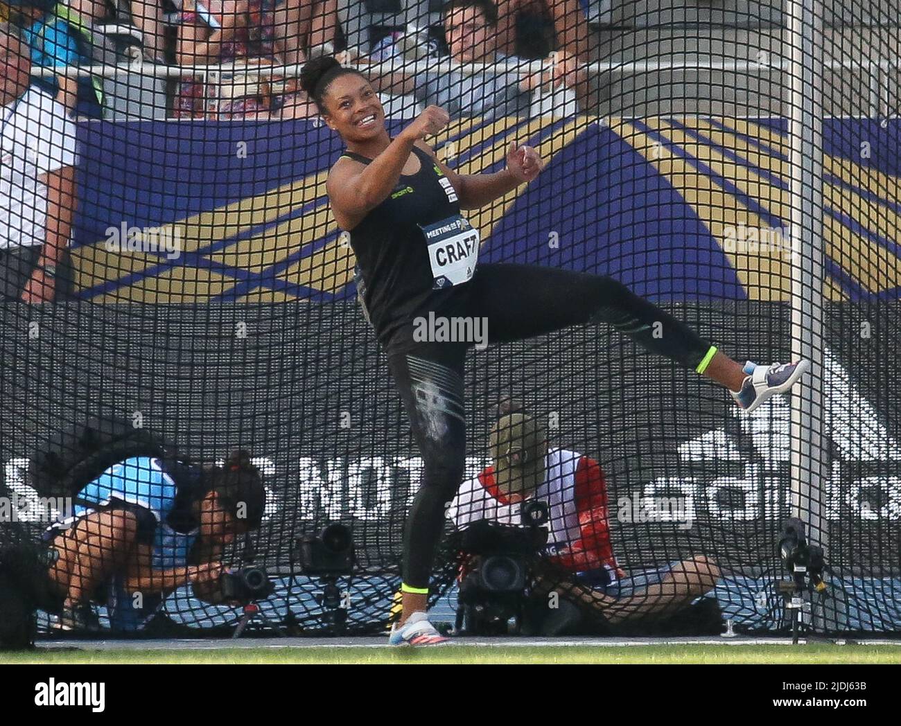 Shanice Craft of Germany Discus Throw Women during the Wanda Diamond ...