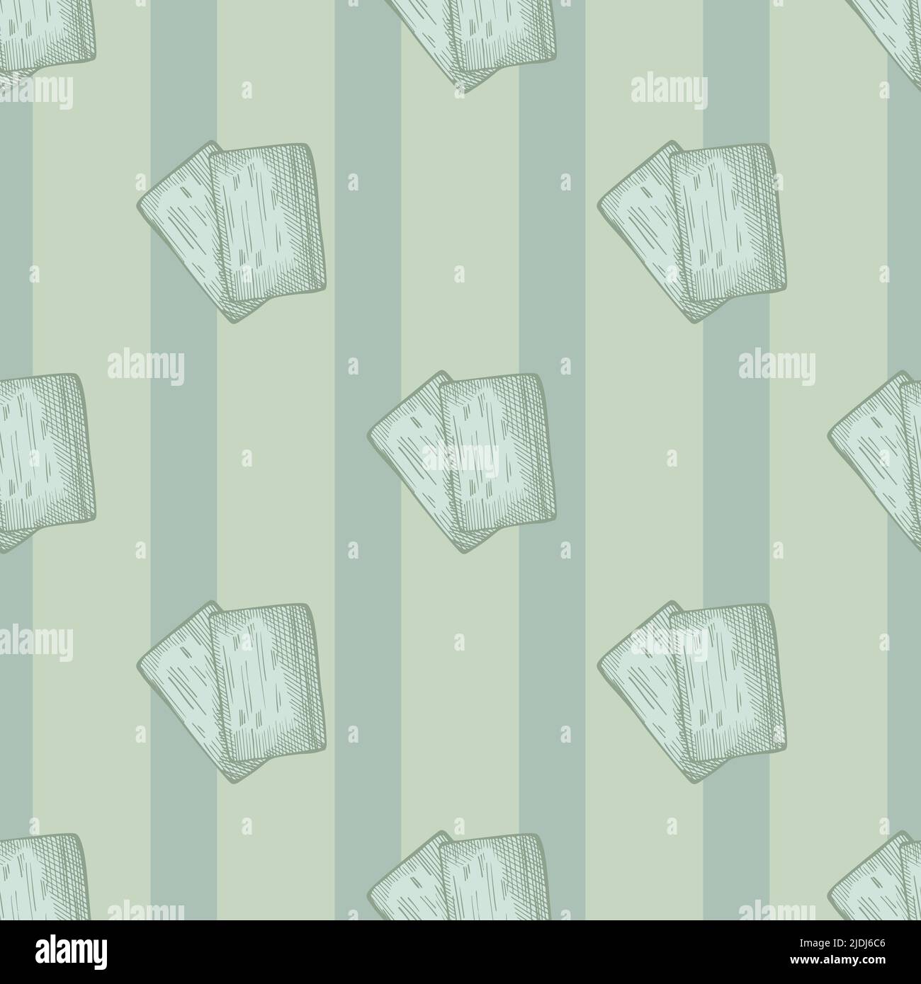 Football cards engraving seamless pattern. Vintage background sport ...