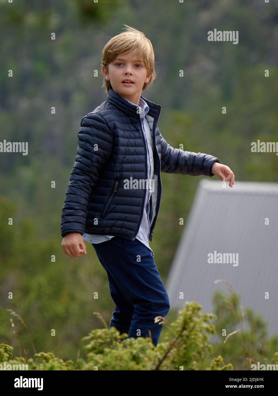 Prince Nicolas, Duke of Ångermanland, and his parents. Princess ...