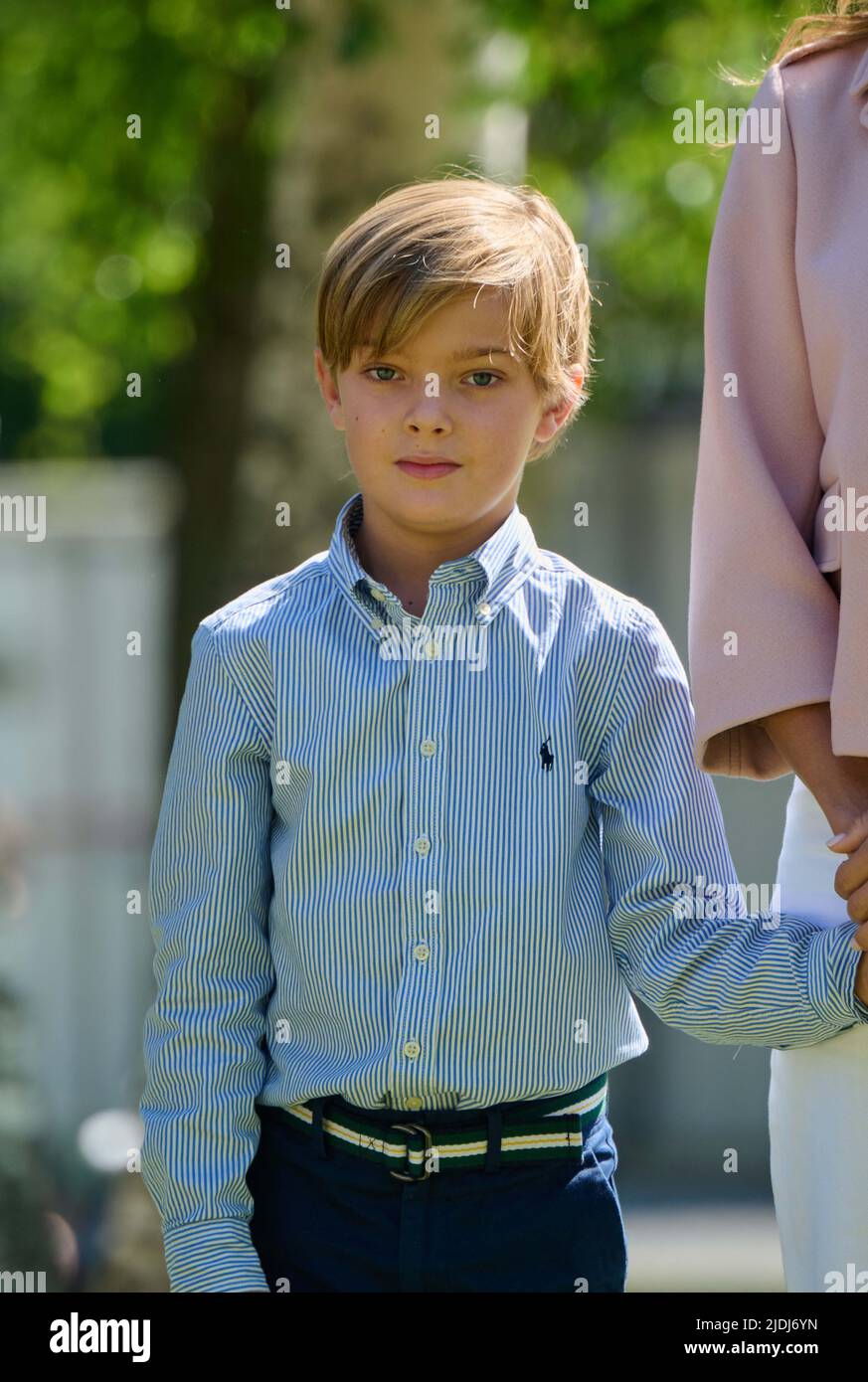 Prince Nicolas, Duke of Ångermanland, and his parents. Princess ...