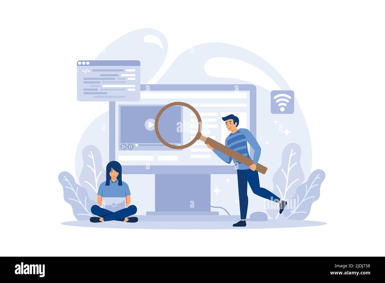 App developer homepage Cut Out Stock Images & Pictures - Alamy