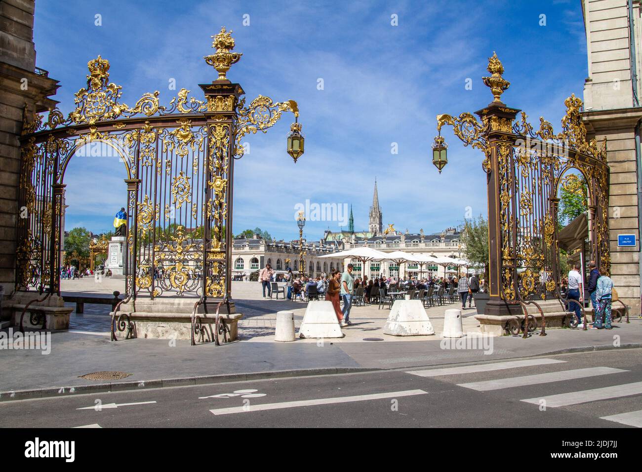 Nancy, France, 18 April 2022. Place Stanislas is a square belonging to ...