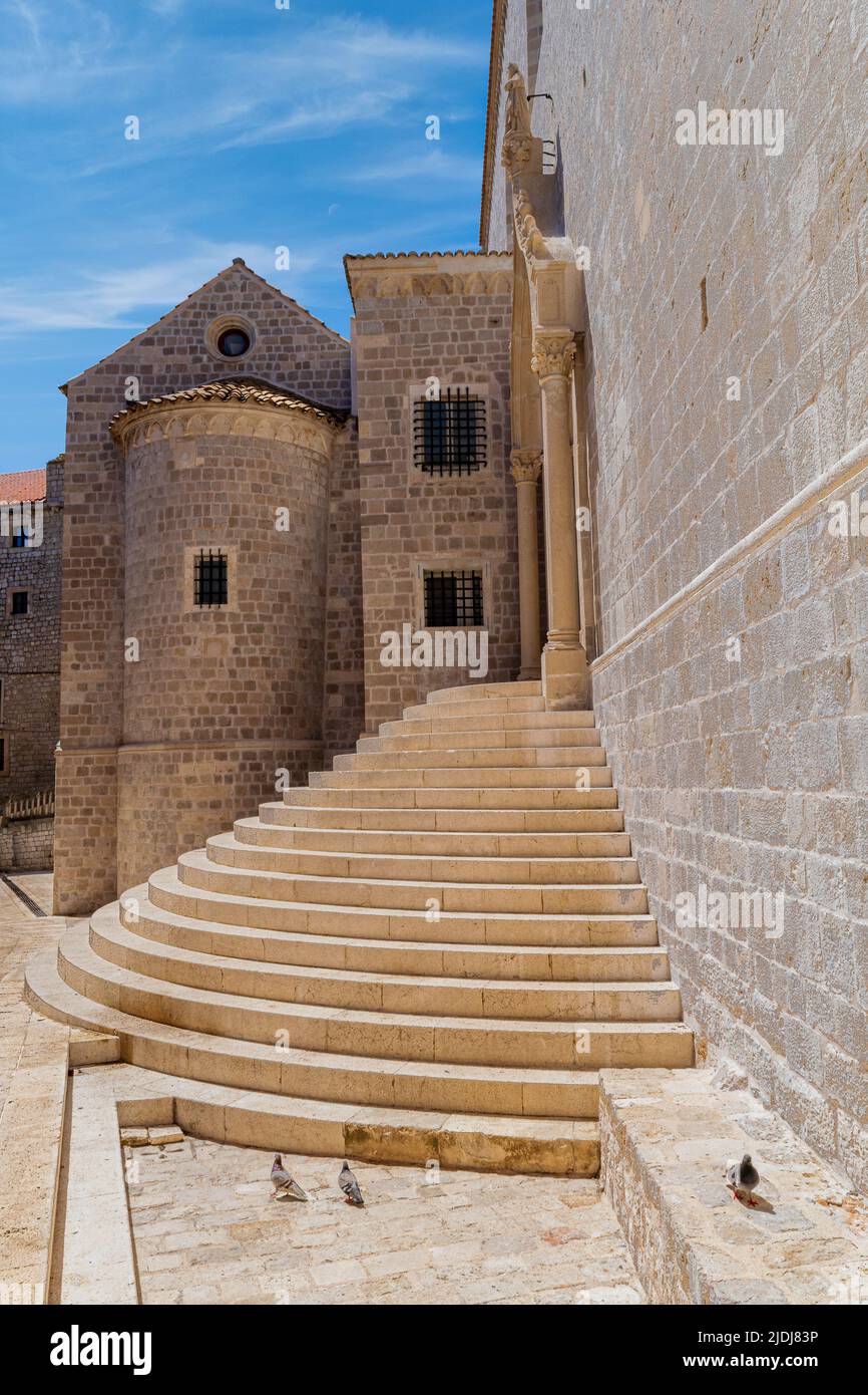 Beautiful stonework of Old Town's Domincan Monastery remains impressive ...