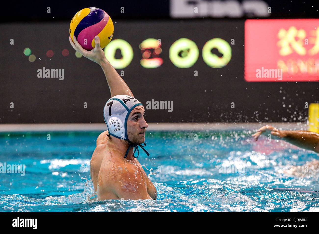 SZEGED, HUNGARY - JUNE 21: Luke Pavillard of Australia during the FINA ...