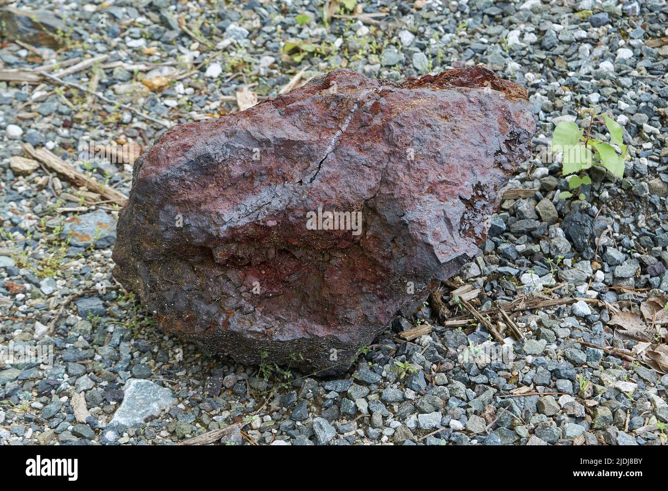 Natural mineral - piece of Hematite iron ore, haematite stone. Natural ...