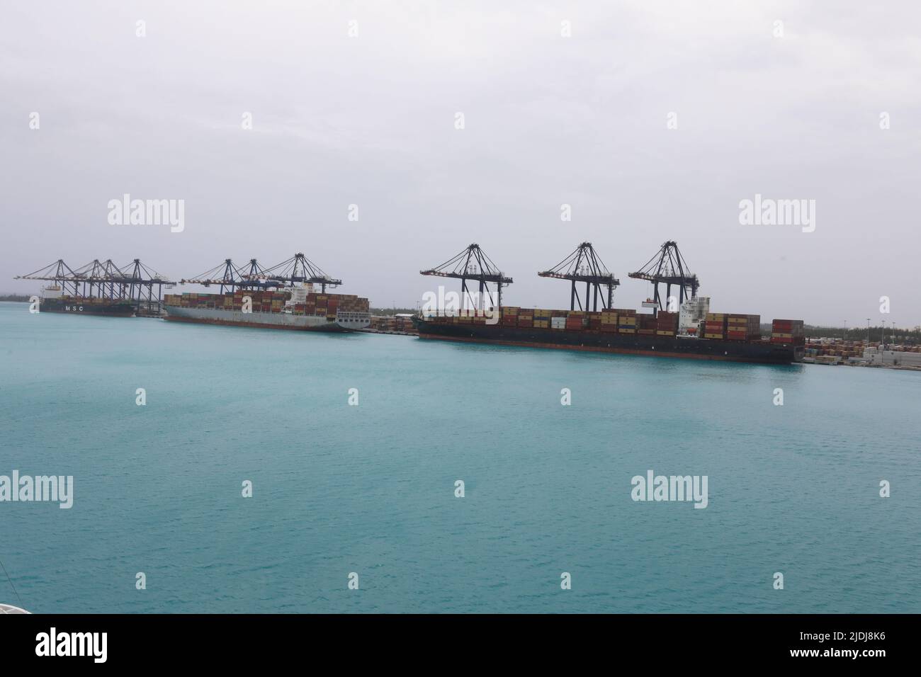 Stacked cargo containers ready hi-res stock photography and images - Alamy