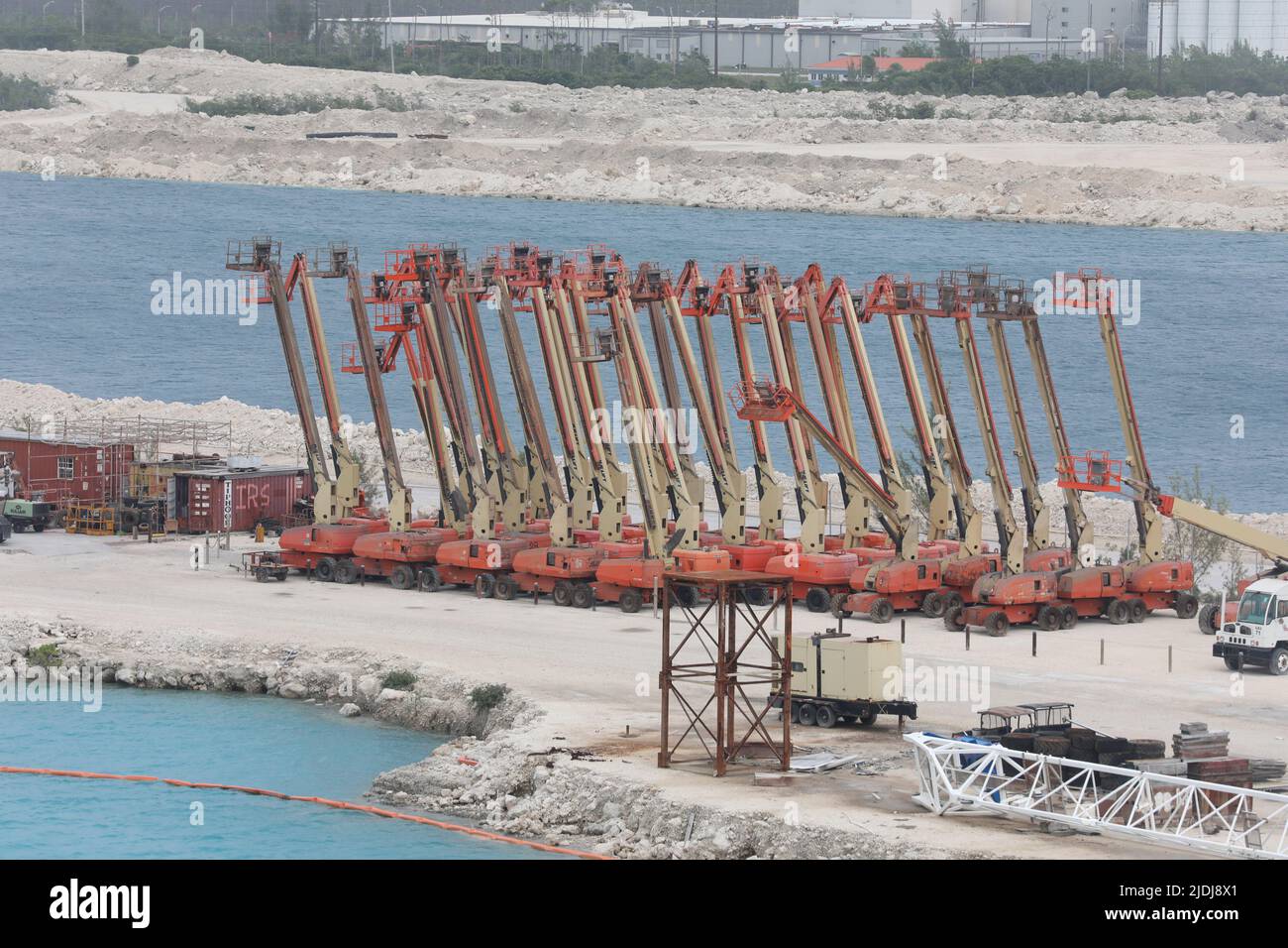 group of JLG 1250 AJP Ultra Boom work platform, for working at heights ...