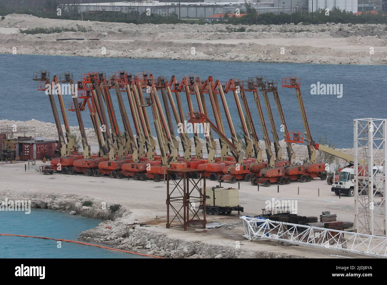 group of JLG 1250 AJP Ultra Boom work platform, for working at heights ...