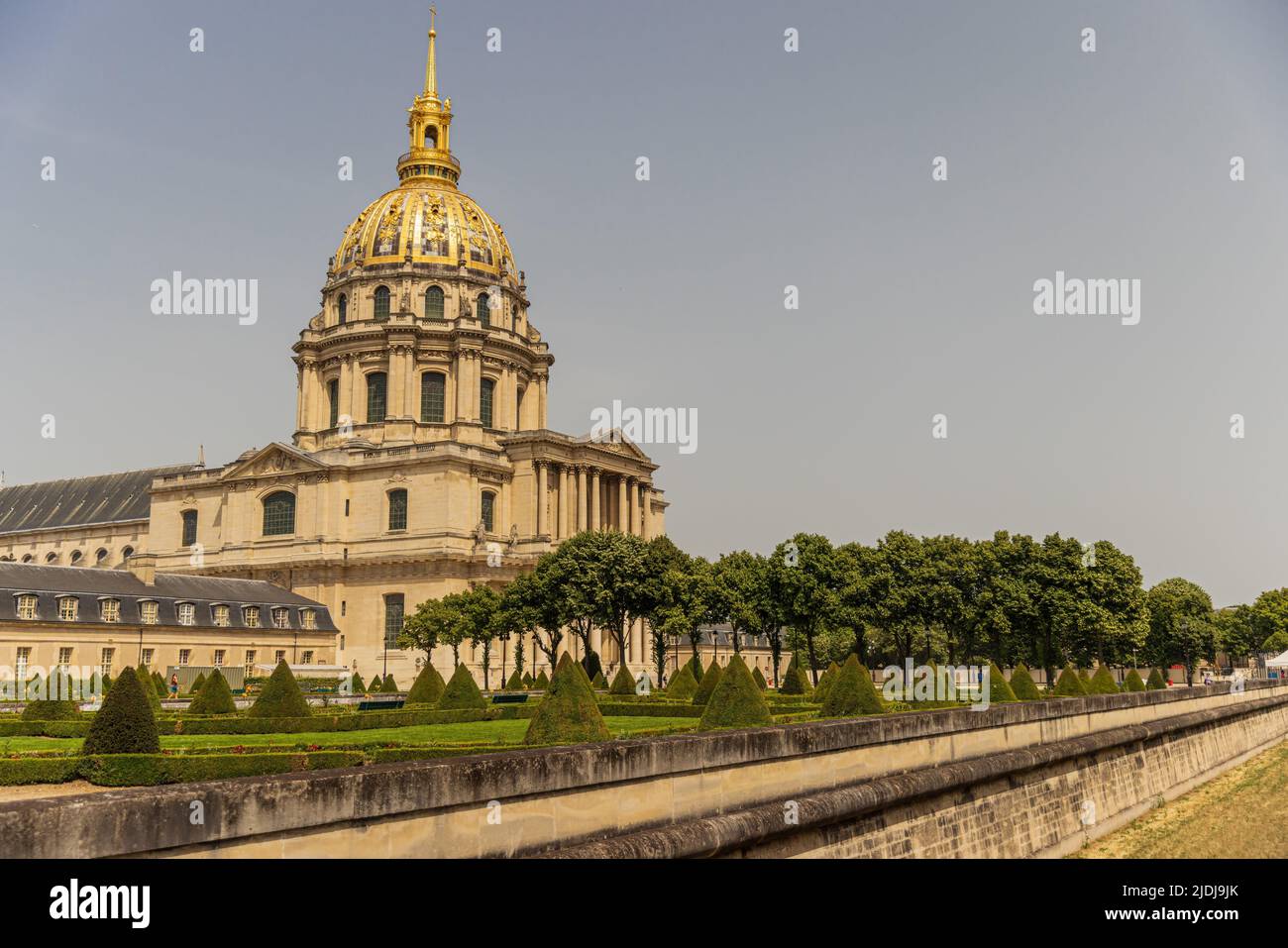 Les Invalides - complex of museums and monuments in Paris, France Stock ...