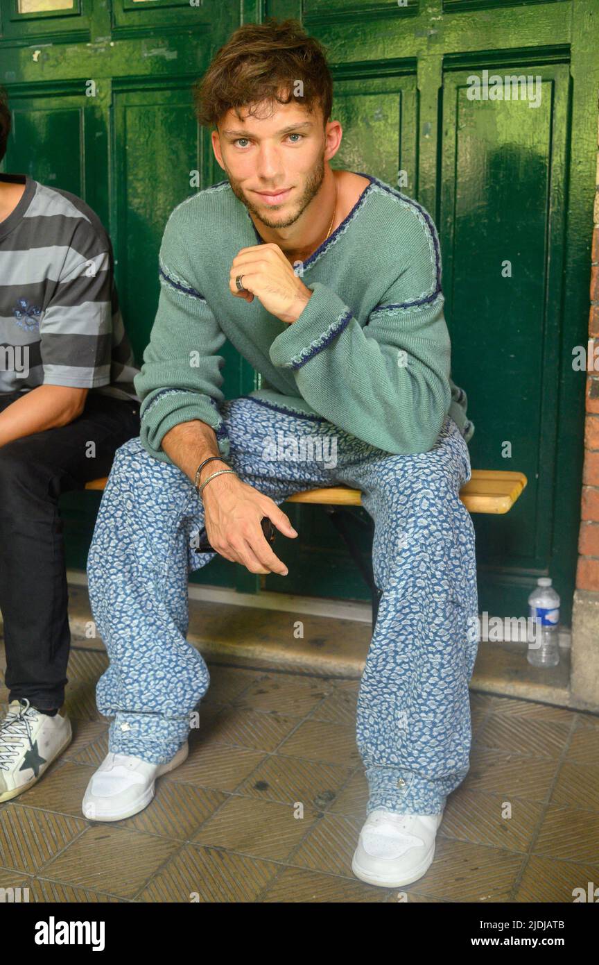 Paris, France. June 21, 2022, Formula One Pilot Pierre Gasly attends ...