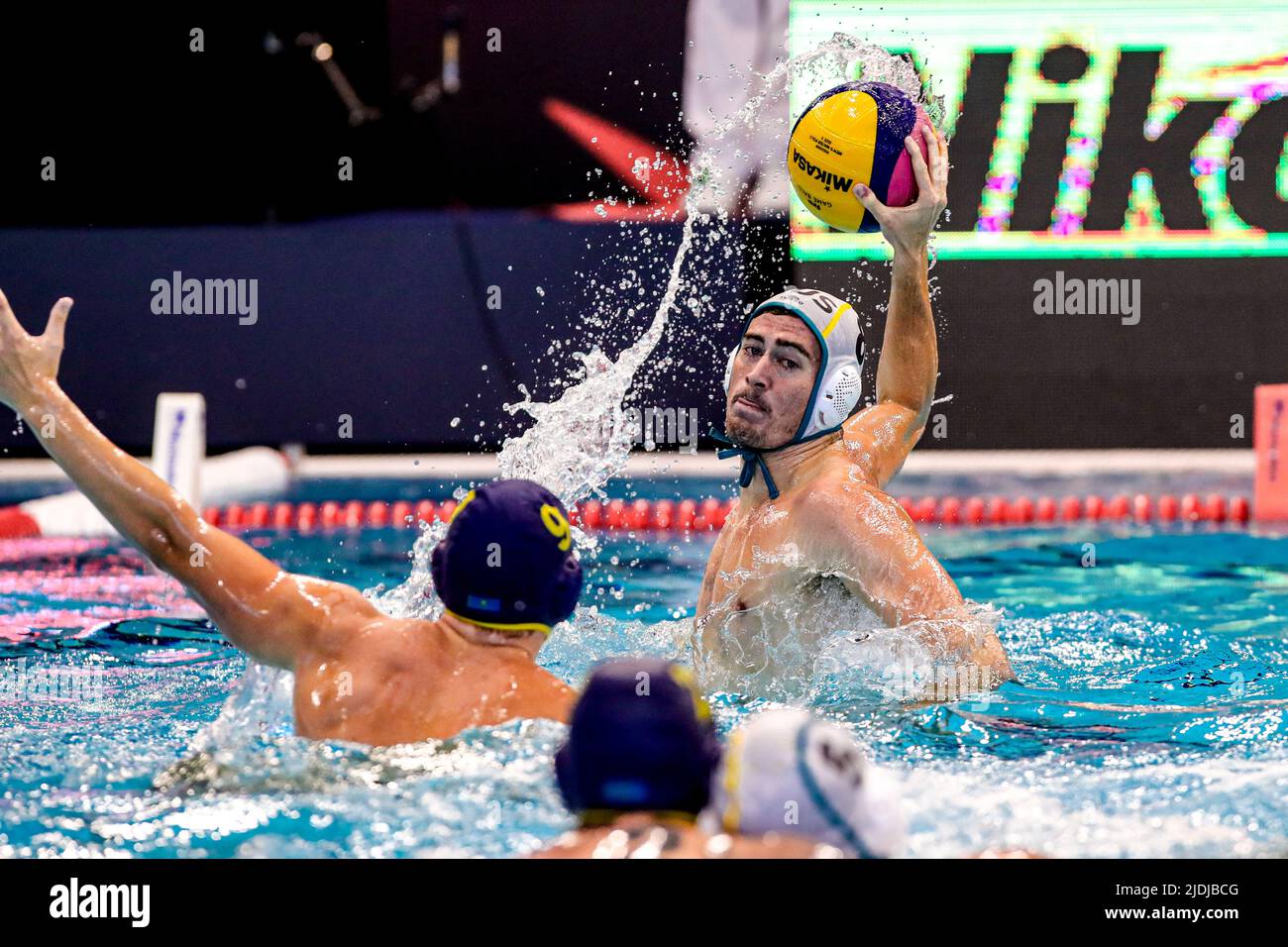 SZEGED, HUNGARY - JUNE 21: Rhys Holden of Australia during the FINA ...